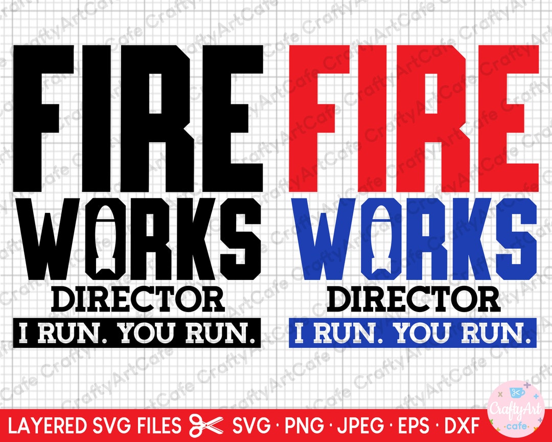 Fireworks Director Svg Png - Etsy
