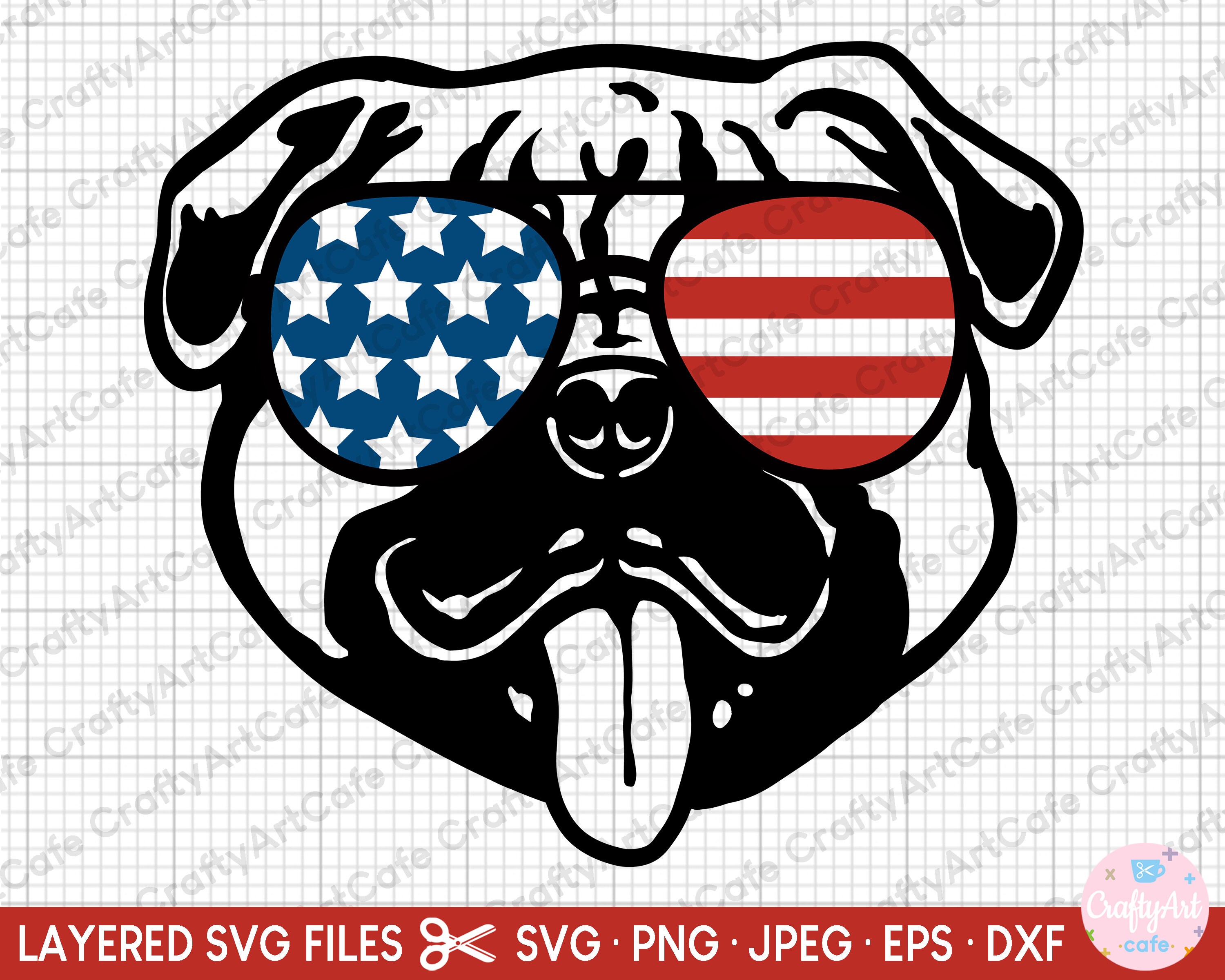 Pug Svg - Etsy