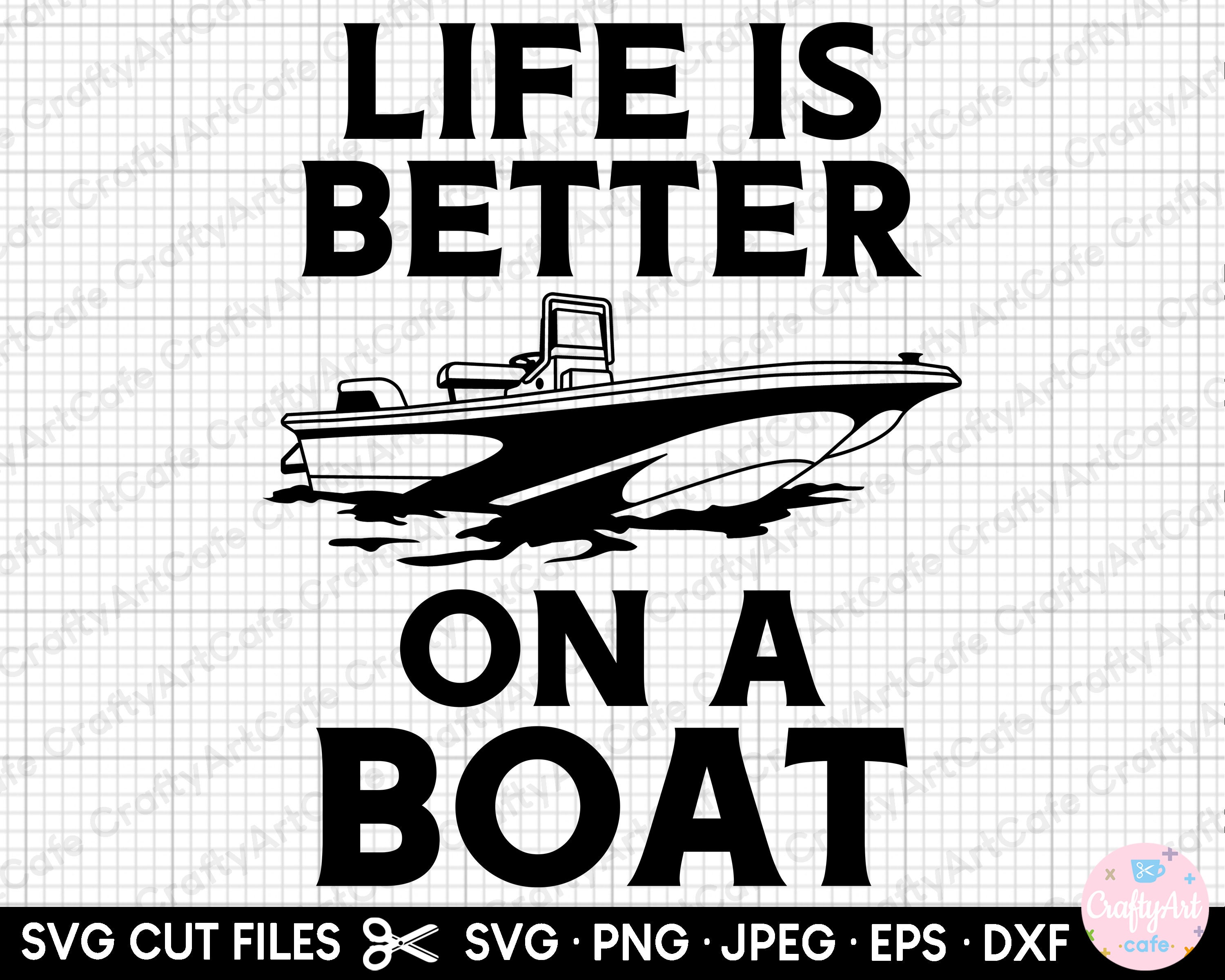 Boating Svg File for Cricut Shirt Free Commercial Use Boating Png Shirt ...