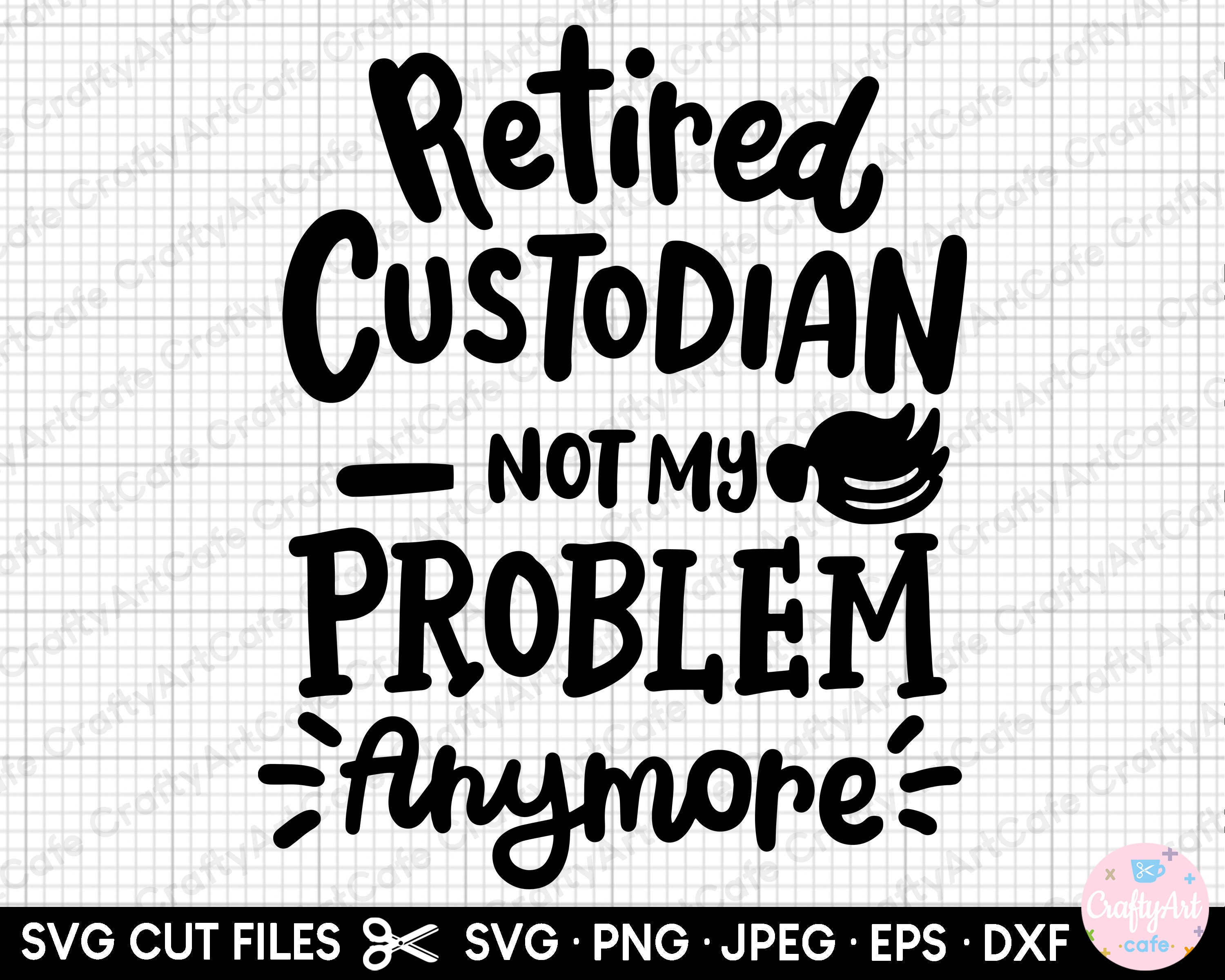 School Custodian Svg Png - Etsy