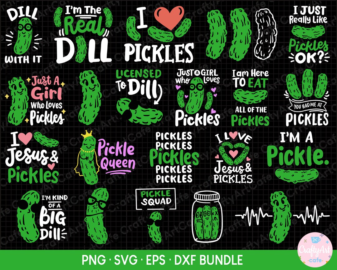 Pickles Png Pickles Design Bundle Pickles Shirt Design Sublimination Free Commercial Use Pickles ...
