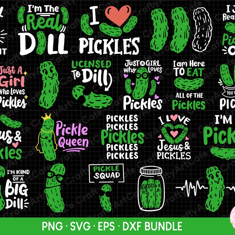 Pickle Svg - Etsy