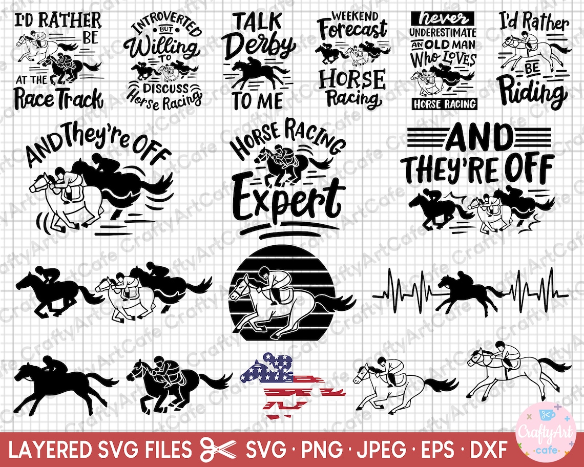 Horse Racing Svg Bundle Horse Racing Png Bundle Derby Svg Bundle Derby ...