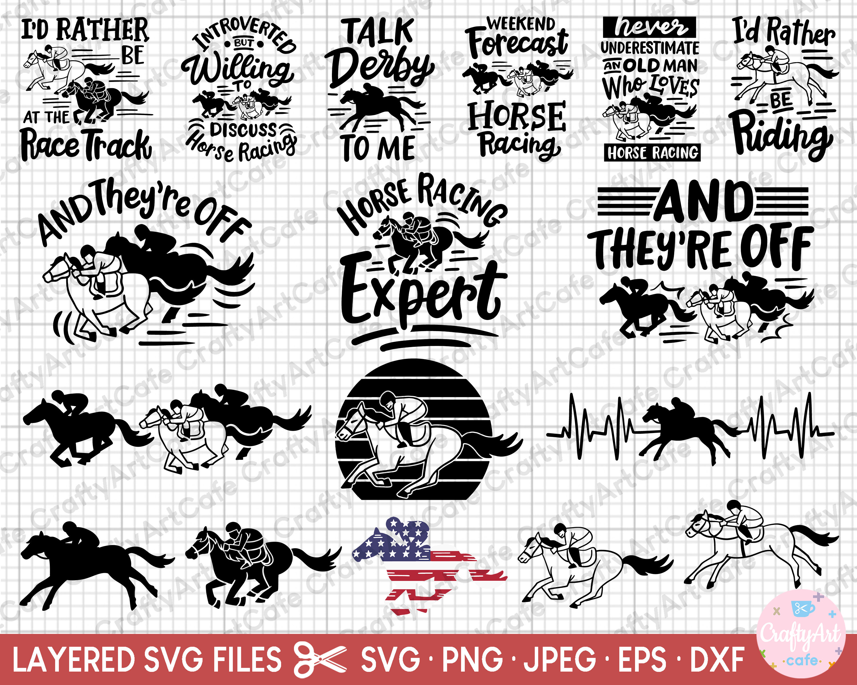 Horse Racing Svg Bundle Horse Racing Png Bundle Derby Svg Bundle Derby ...