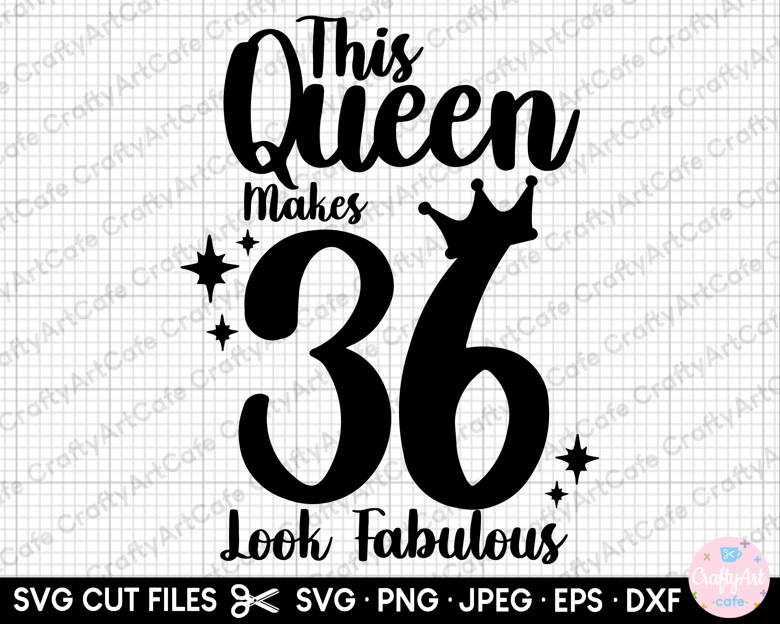 36th Birthday Svg 36 Years Old Svg 36th Birthday Png - Etsy