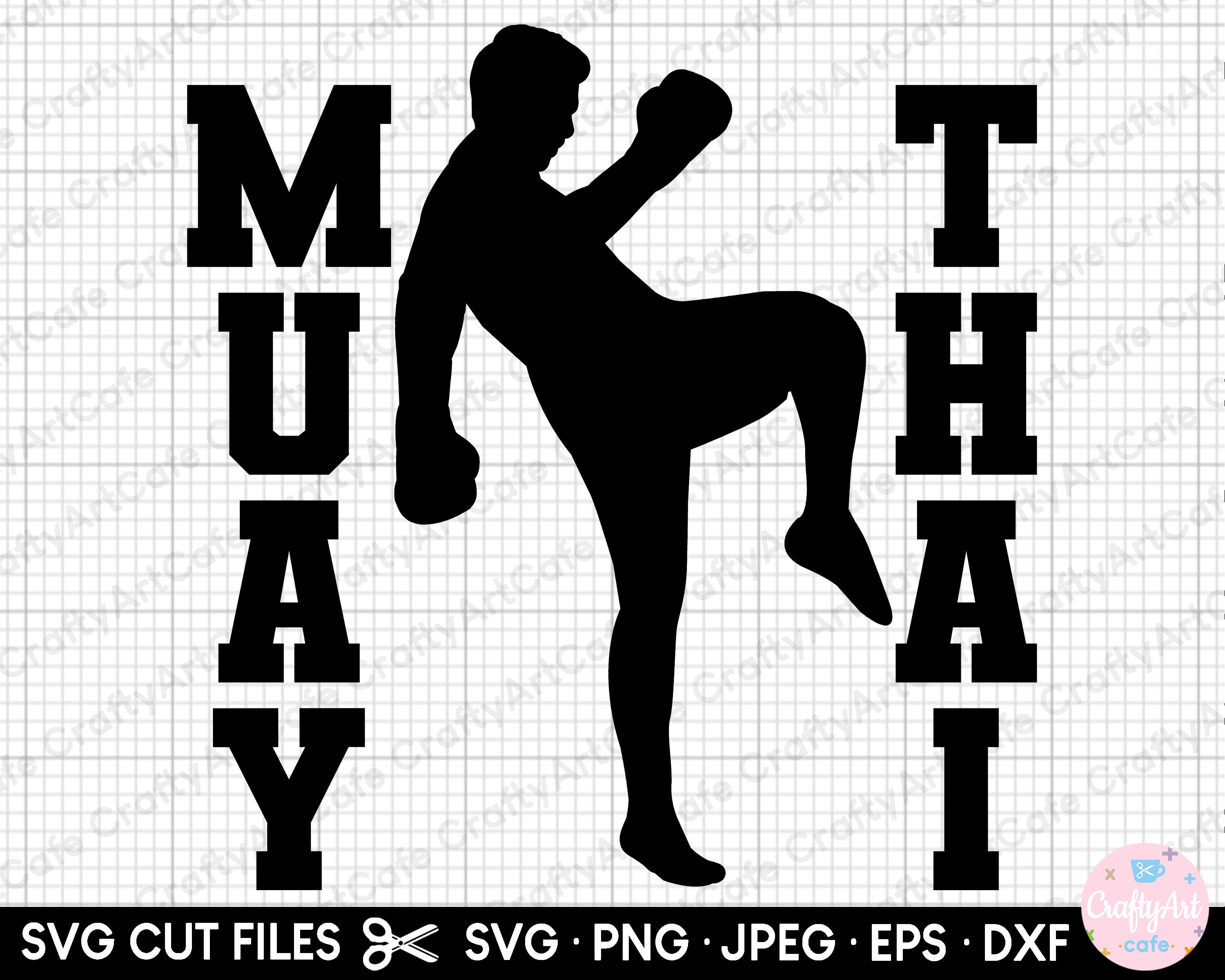 Muay thai svg muay thai png muay thai svg archivo recortado - Etsy México