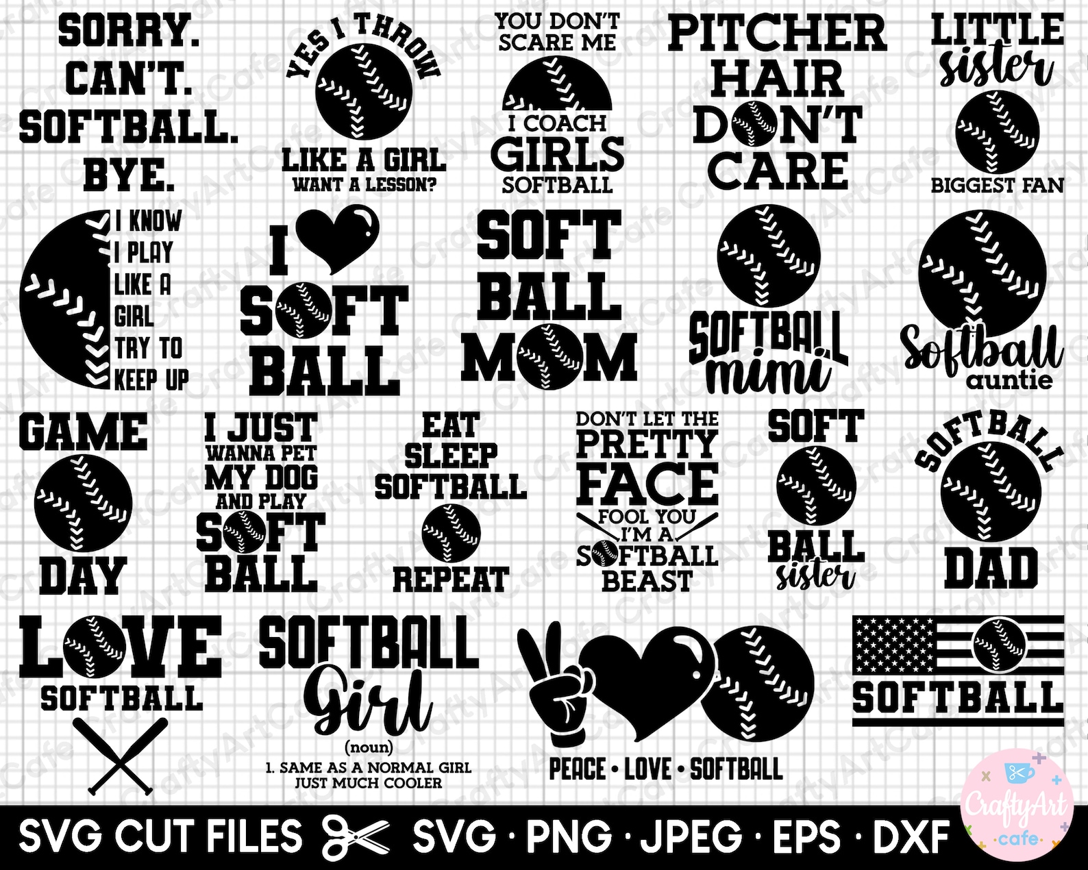 Softball Svg Bundle Softball Png Bundle Softball Player Svg Png Bundle ...