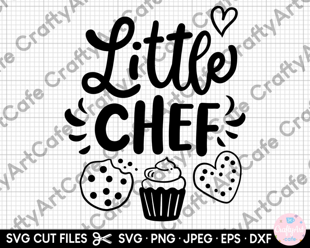 Little Chef Svg Png Dxf Eps Chef Svg for Kids - Etsy