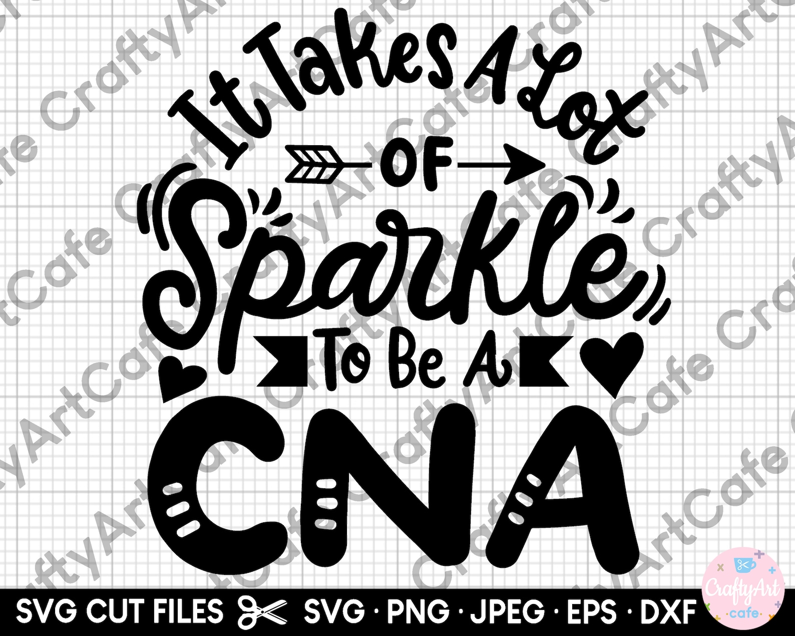 Cna Svg for Cricut Cna Png Certified Nurse Assistant Svg It Takes a Lot ...