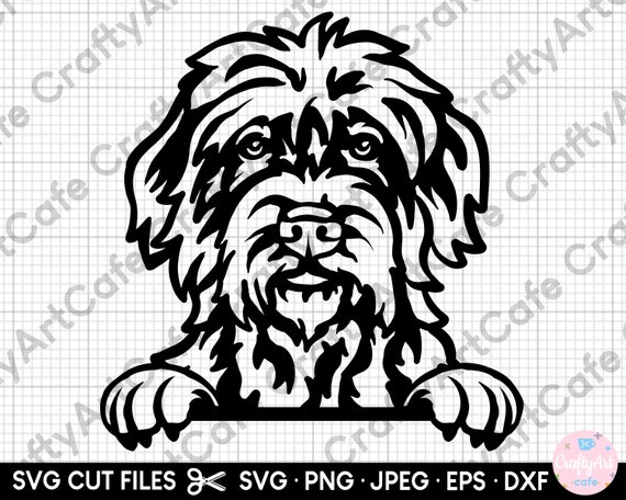 Wiredhaired Pointing Griffon Svg Wiredhaired Pointing Griffon | Etsy