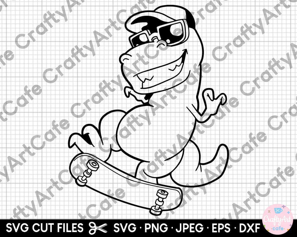 Skateboard Svg for Kids for Cricut Svg Png Eps Dxf Cut File - Etsy