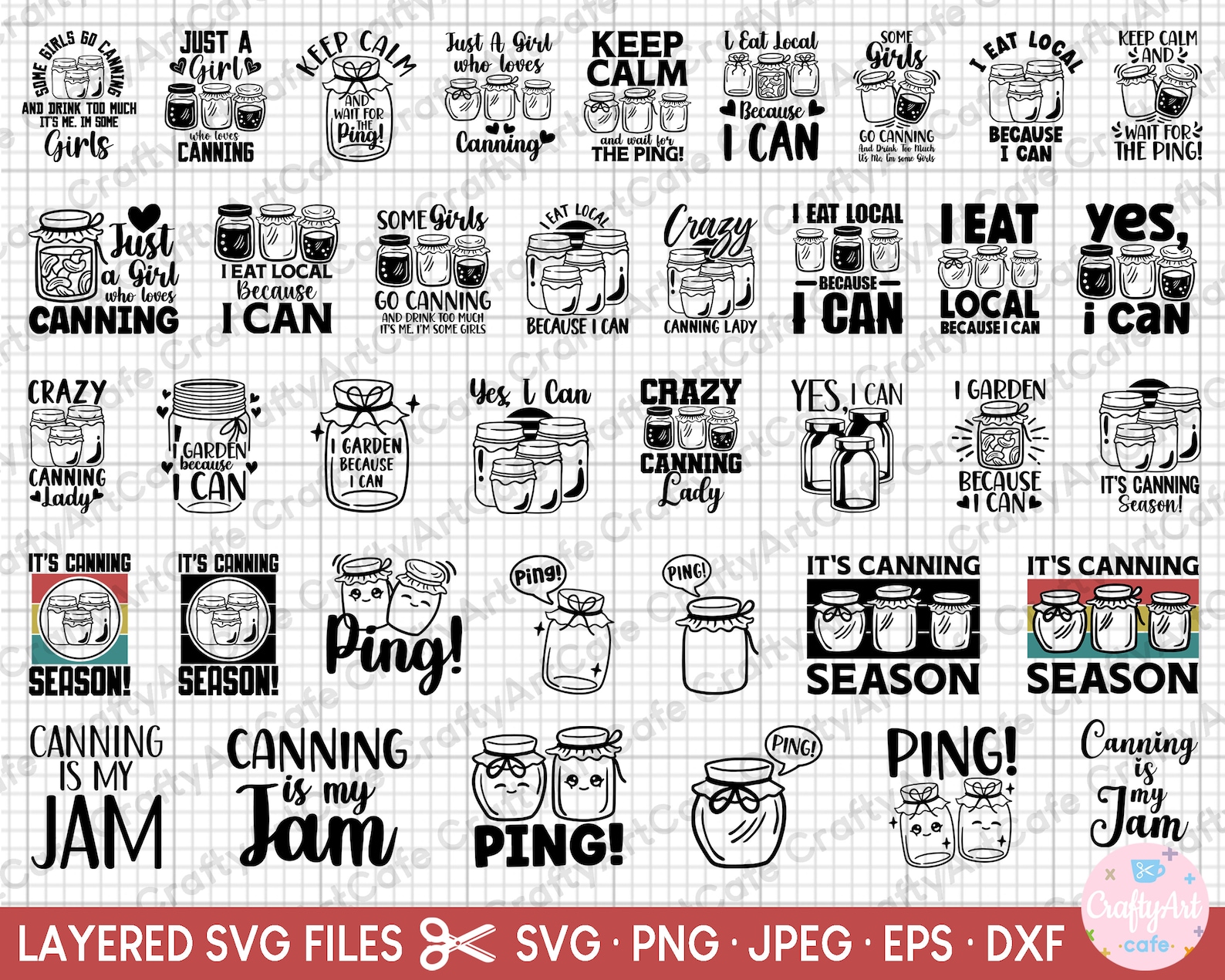 Canning Svg Bundle Canning Png Bundle Canning Svg File Cricut Cut File ...