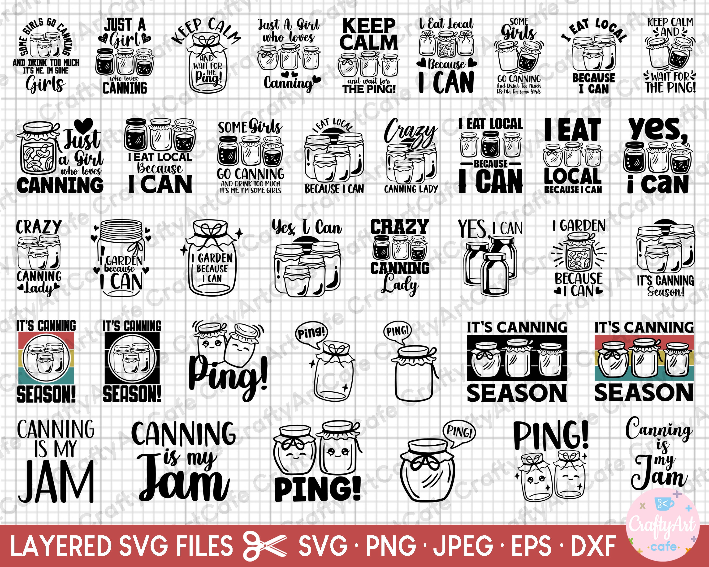 Canning Svg Bundle Canning Png Bundle Canning Svg File Cricut Cut File ...