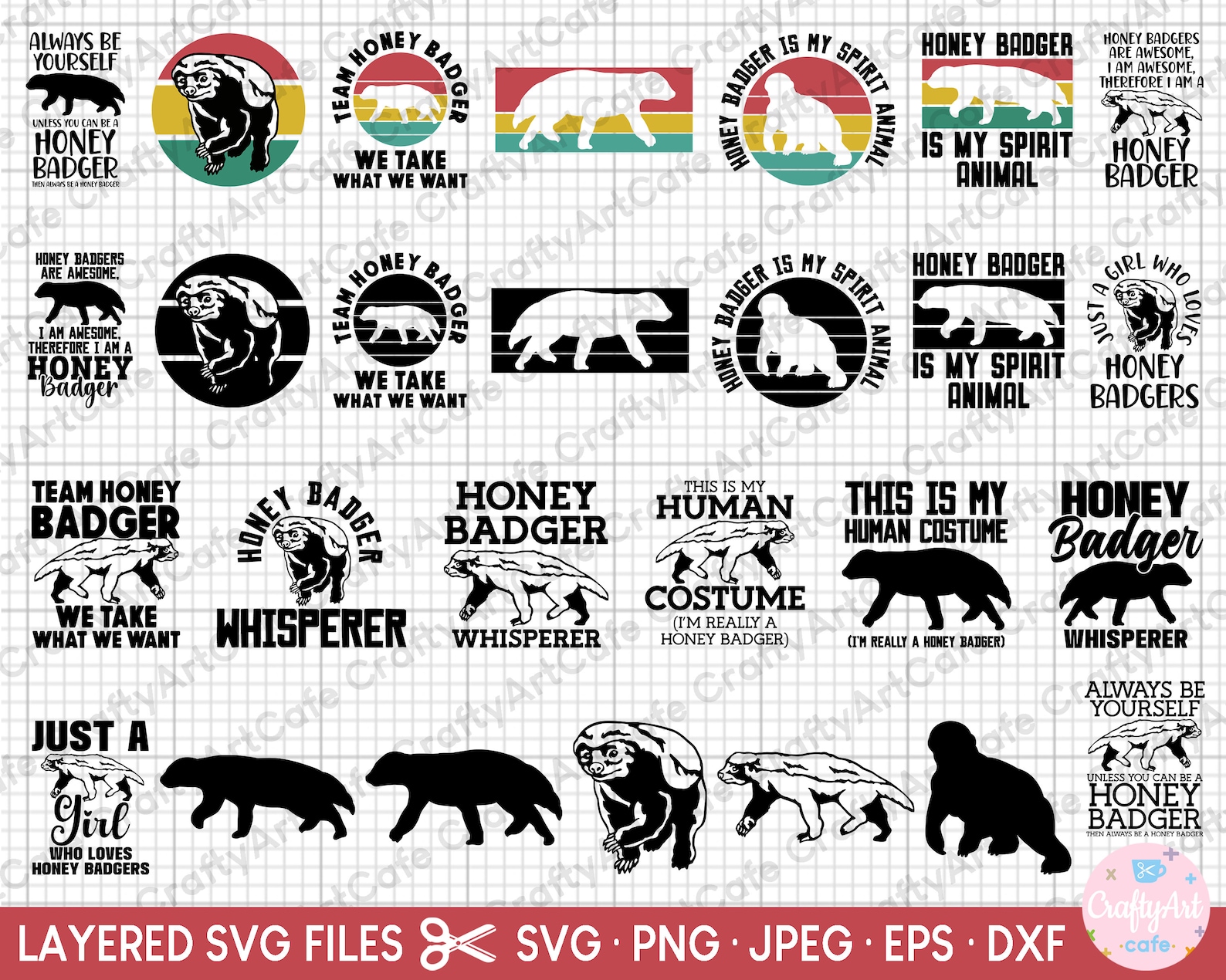 Honig Dachs svg Bundle Honig Dachs png Bundle Honig Dachs eps dxf jpeg ...