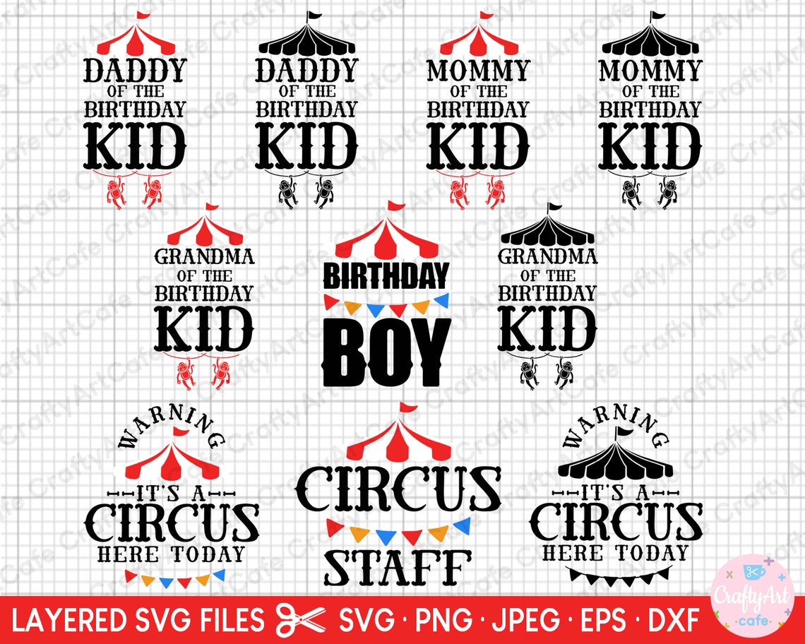 Circus Svg Circus Png Circus Lover Svg Cut File Cricut Dxf Eps Jpg ...