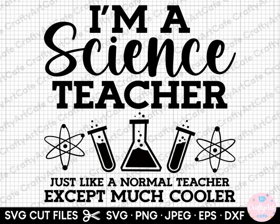Science Teacher Svg Png Scientist Svg Png | Etsy