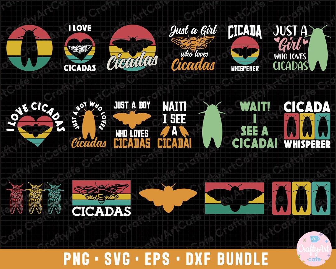 Cicada Png Cicada Svg Cicada Png Bundle Sublimination Commercial Use ...