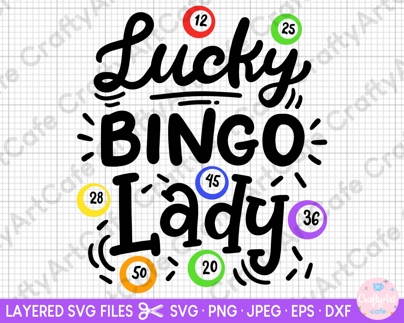 Bingo Svg Bingo Png Bingo Player Svg Bingo Player Png - Etsy