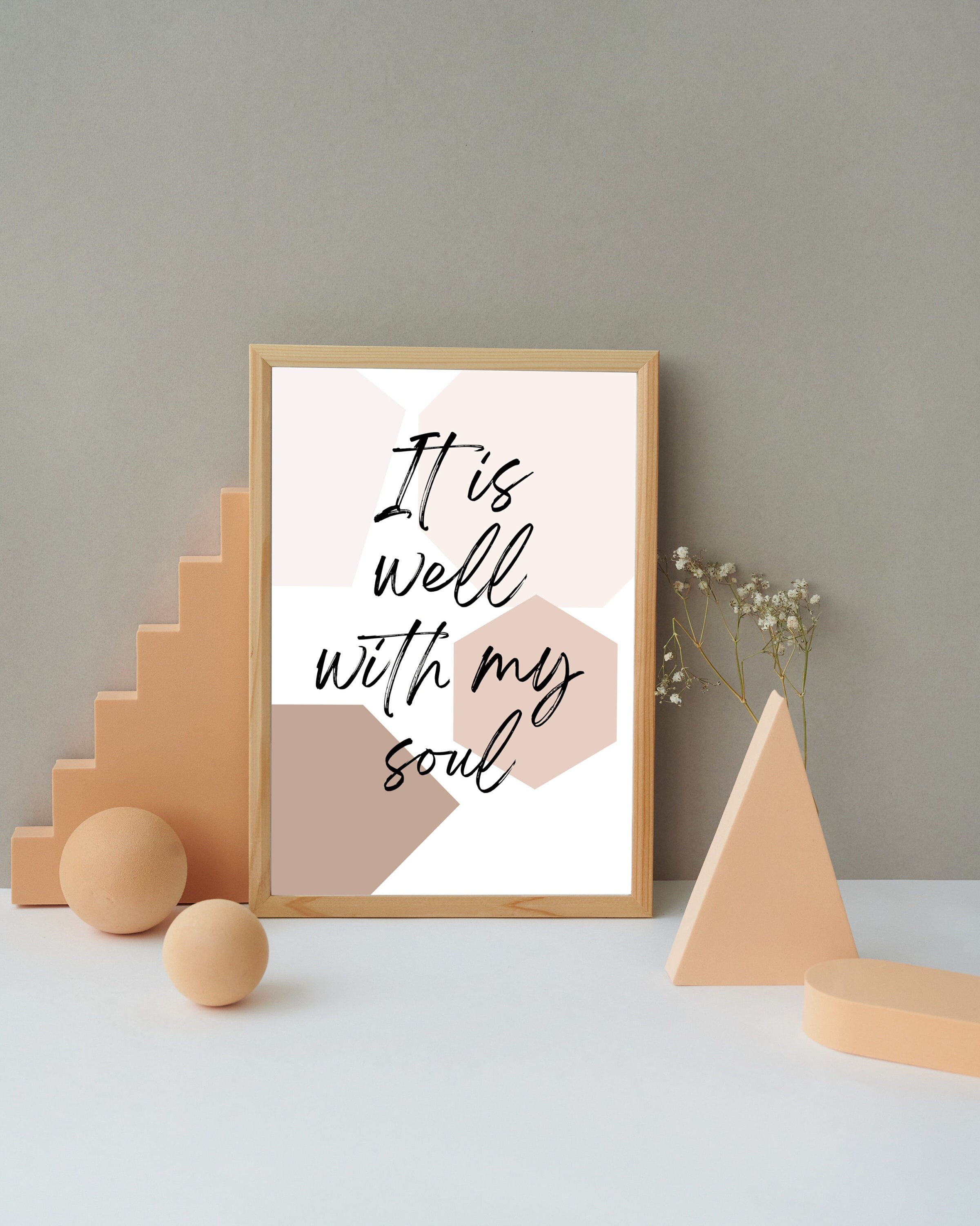 It is Well With My Soul Printable, Inspirational Hymn Lyrics, Christian ...