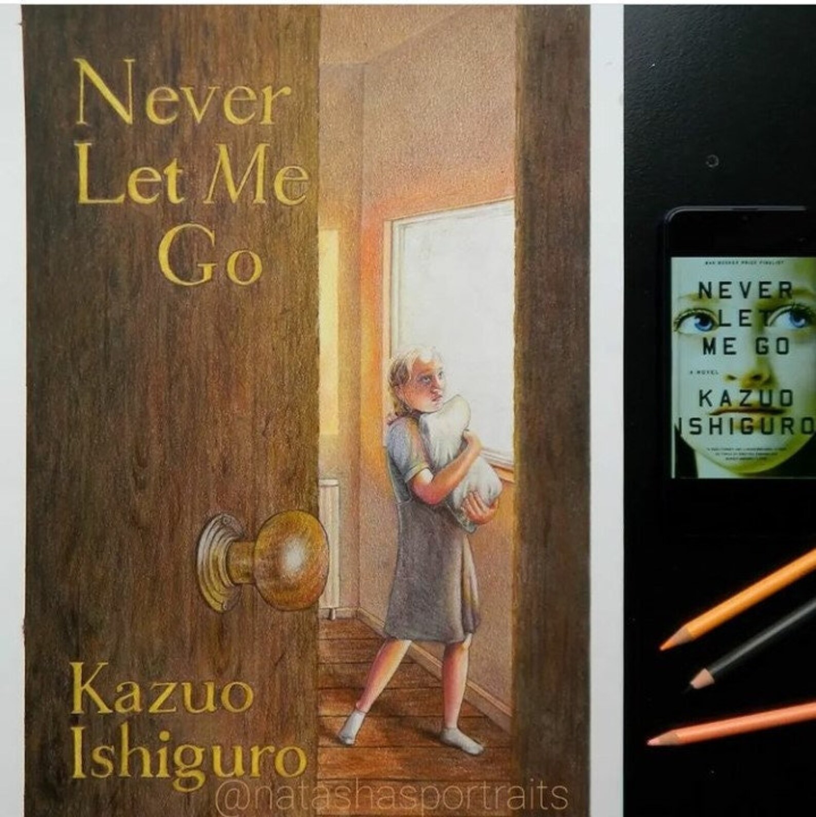 Never Let Me Go / Original Cover Art / Drawing / Kazuo Ishiguro ...