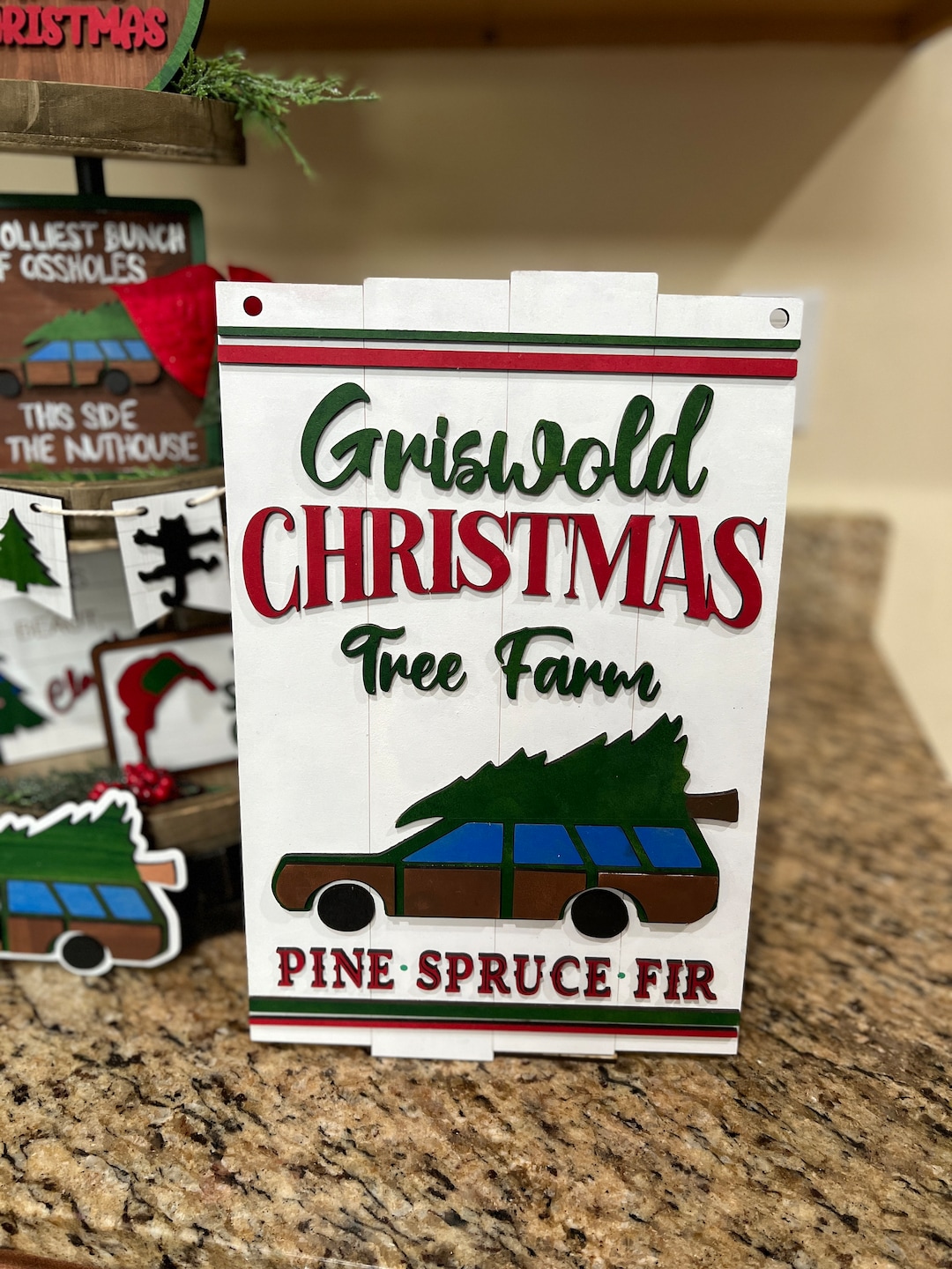 Griswold Christmas Tree Farm Sign, Christmas Vacation Sign, Christmas ...