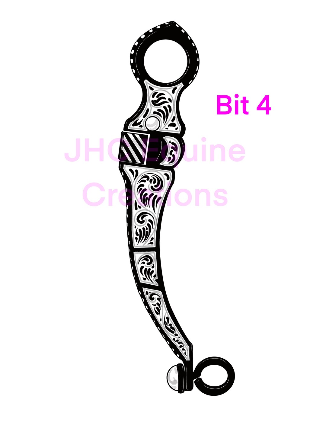 Bridle Bit Sublimation PNG Digital Download Nevada Cheek - Etsy