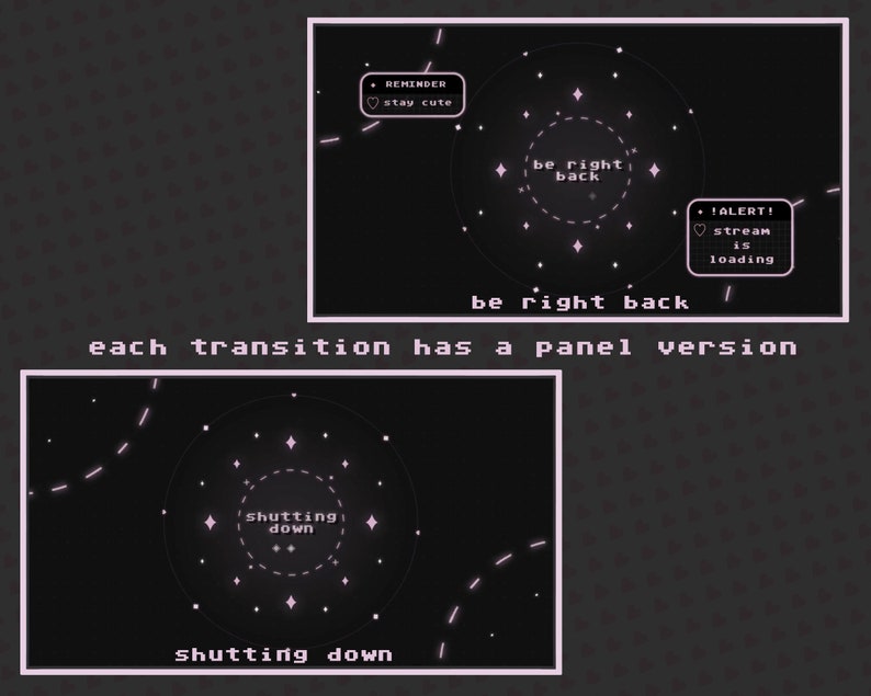 ANIMATED Cybergoth Y2K Stream Kit for Twitch! | Transitions, Overlays ...