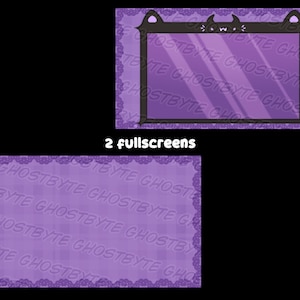 Cat Bat Goth Stream Overlay for Twitch! | Transitions, Overlays and ...