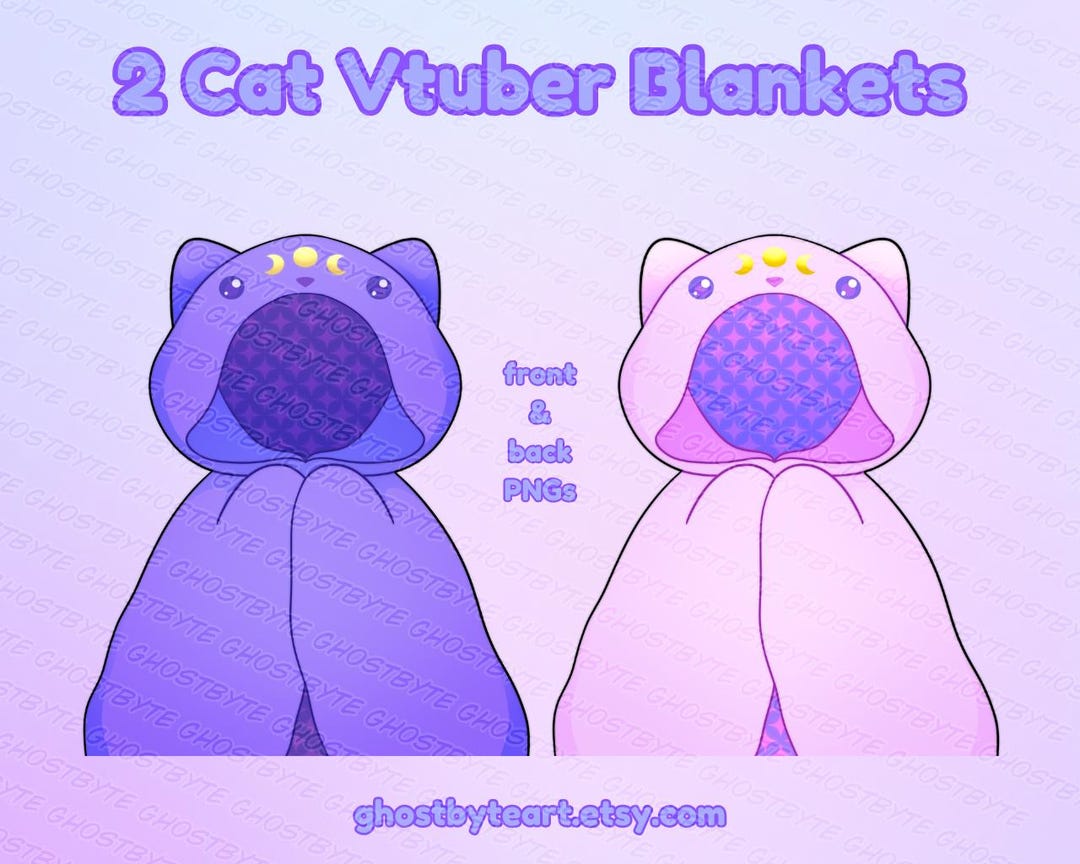 Magic Cat Blanket Vtuber Asset | Twitch Pngtuber Overlay | NOT Rigged ...