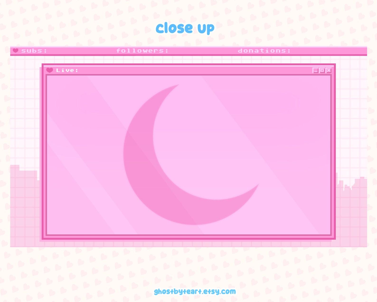 ANIMATED Pink Magical Girl Overlays & Transitions Streaming Pack for ...