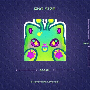 Alien Cat Emotes: Gamer Girl Streaming Emotes (digital Download) - Etsy