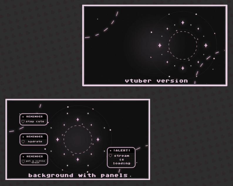 ANIMATED Cybergoth Y2K Stream Kit for Twitch Transitions, Overlays and ...