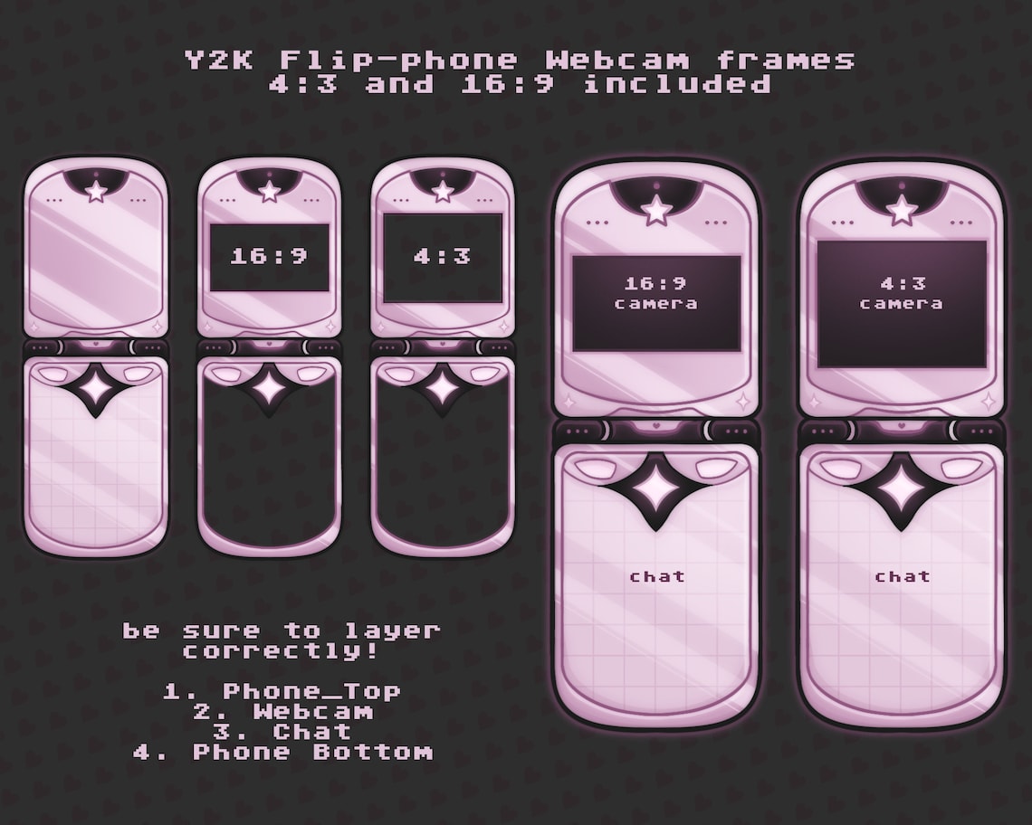 ANIMATED Cybergoth Y2K Stream Kit for Twitch Transitions, Overlays and ...