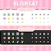 Alien Cat Emote Pack | Sub Badges | Twitch | Discord | Youtube - Etsy
