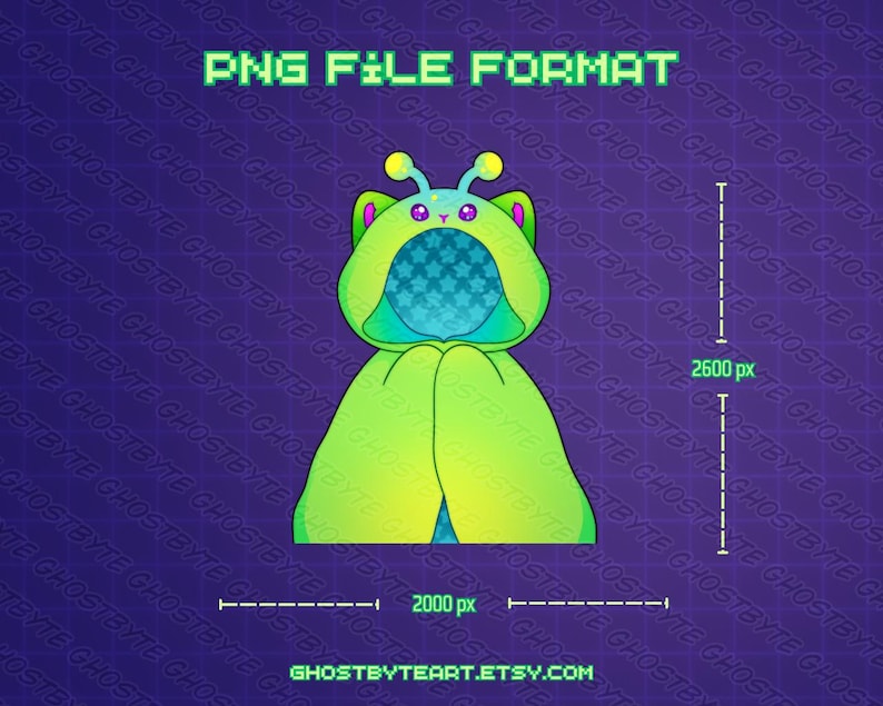 Alien Cat Vtuber Blanket | Pngtuber & Vtuber Assets for Streaming | NOT ...