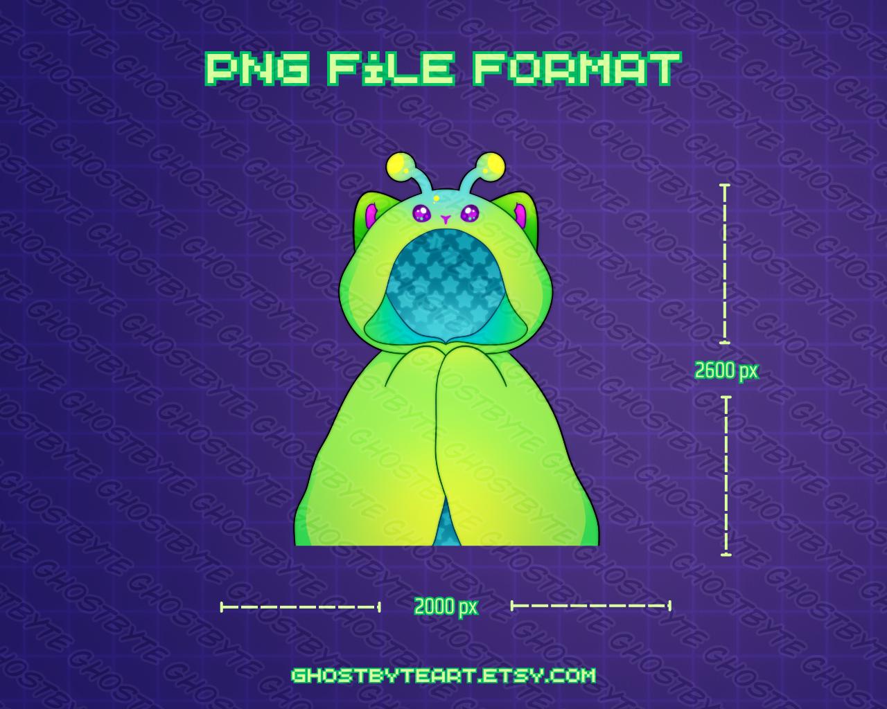 Alien Cat Vtuber Blanket | Pngtuber & Vtuber Assets for Streaming | NOT ...