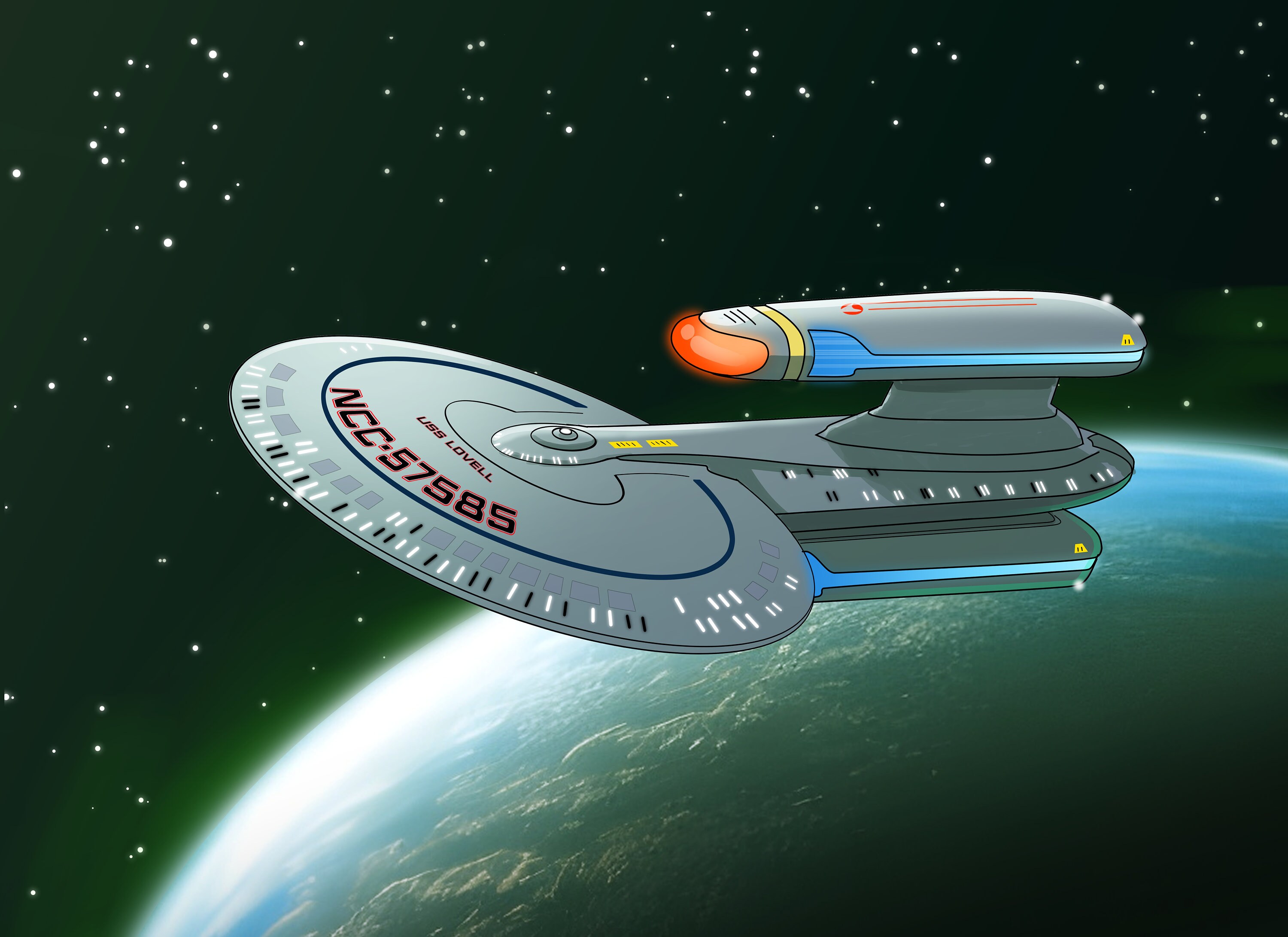 Custom Starship Portrait (download) MESSAGE BEFORE ORDERING! - Etsy