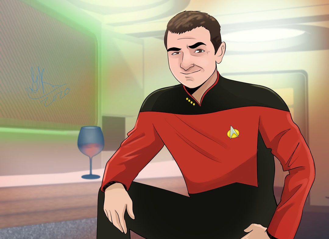 Custom Star Trek Style Portrait (download Only) MESSAGE BEFORE ORDERING ...