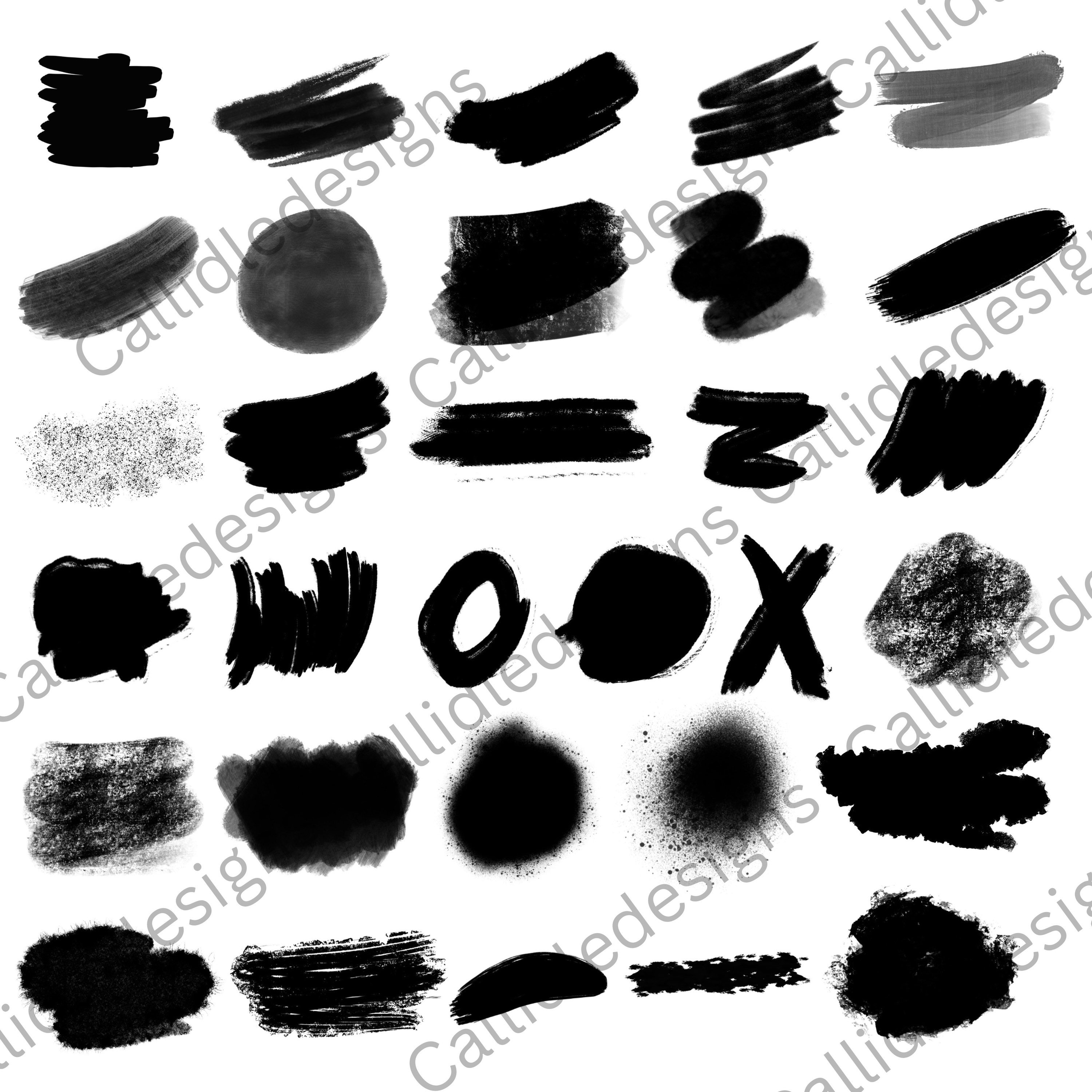 70 Brushstroke Svg Bundle Brushstroke Svg Brush Effects - Etsy