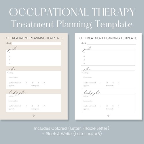 OT Caseload Planner Printable Occupational Therapy Organizer - Etsy