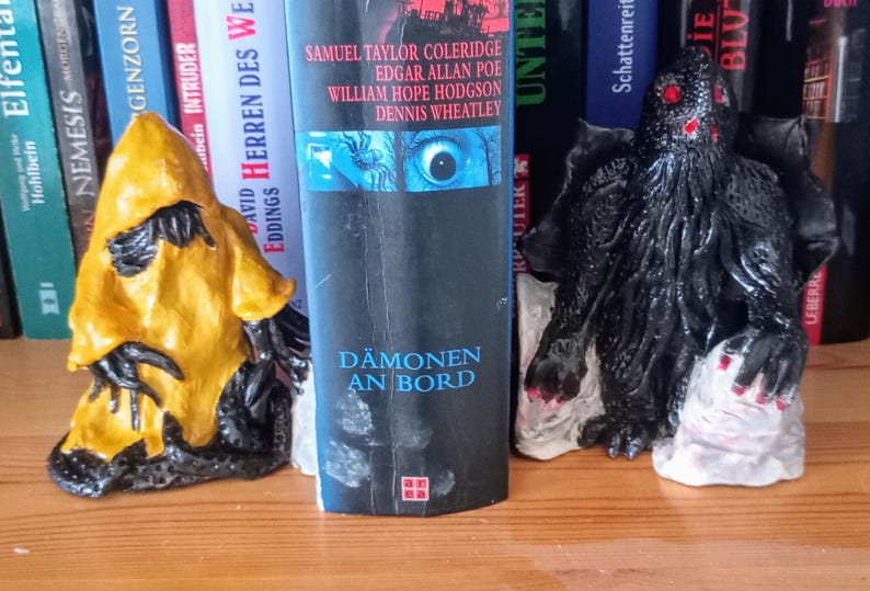 Cthulhu Hastur Bookends Ceramic - Etsy