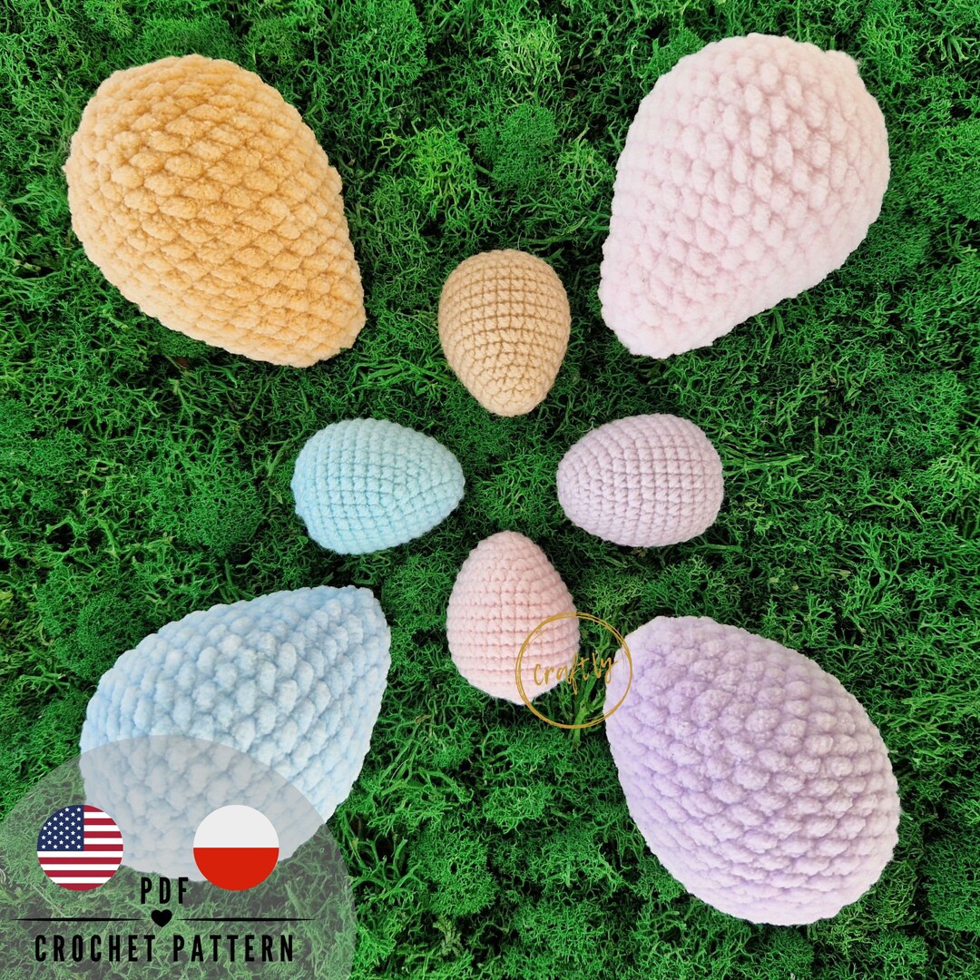PDF EASTER Eggs Crochet Pattern, Crochet for Beginners PDF, Craftlypattern - Etsy