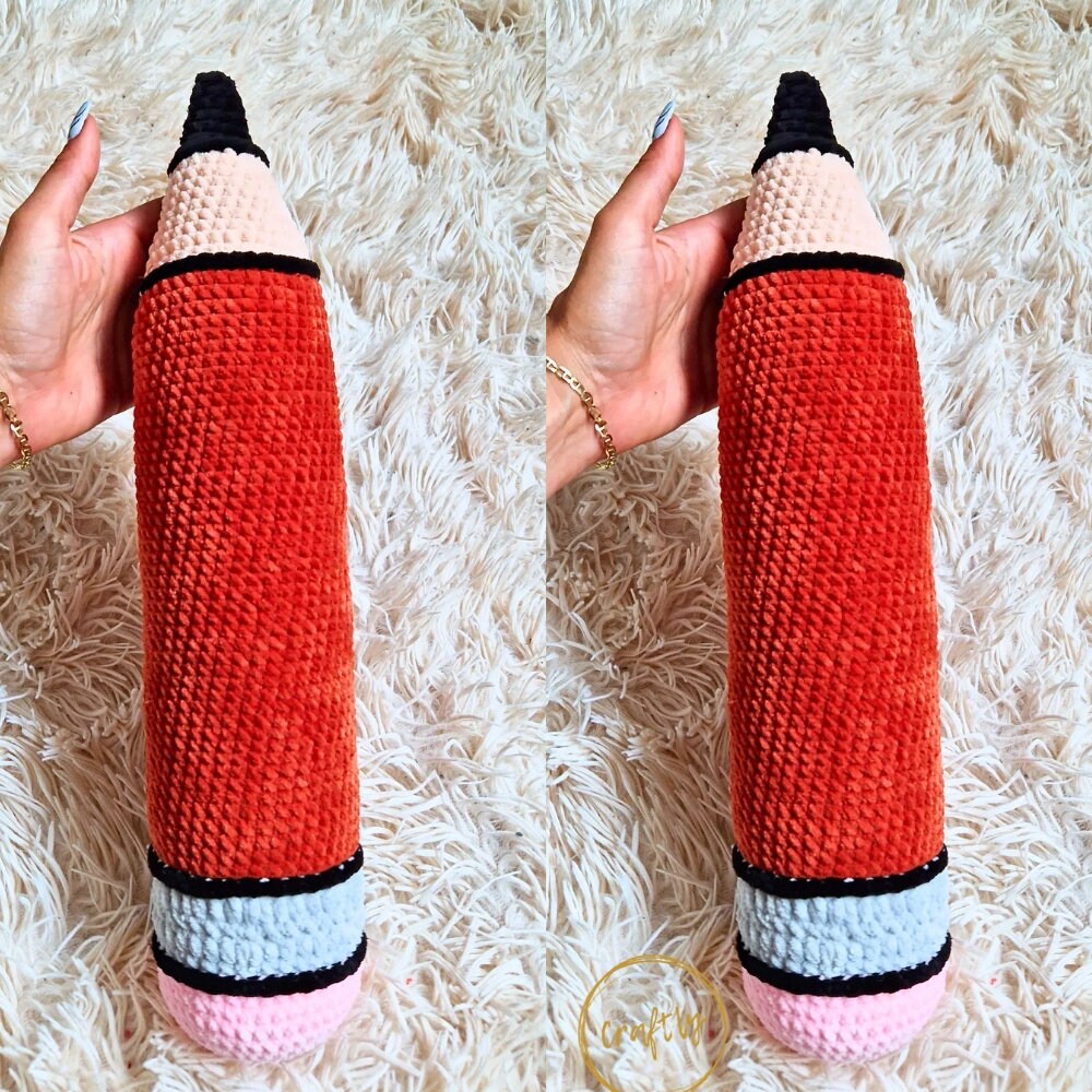 PDF Pencil Crochet Pattern Teacher Gift Back to School - Etsy