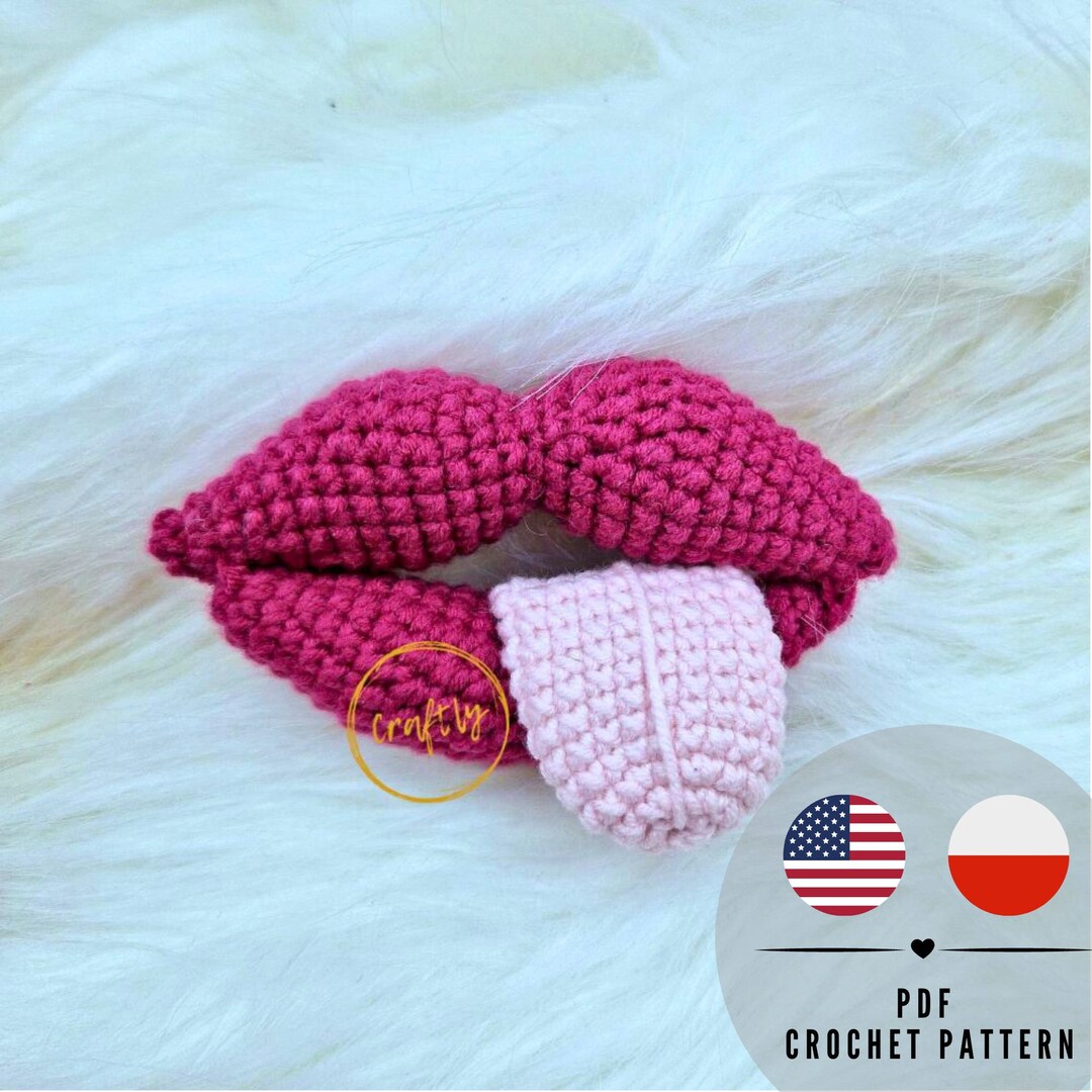 PDF Mini Mouth Crochet Pattern Mouth Crochet Pattern - Etsy