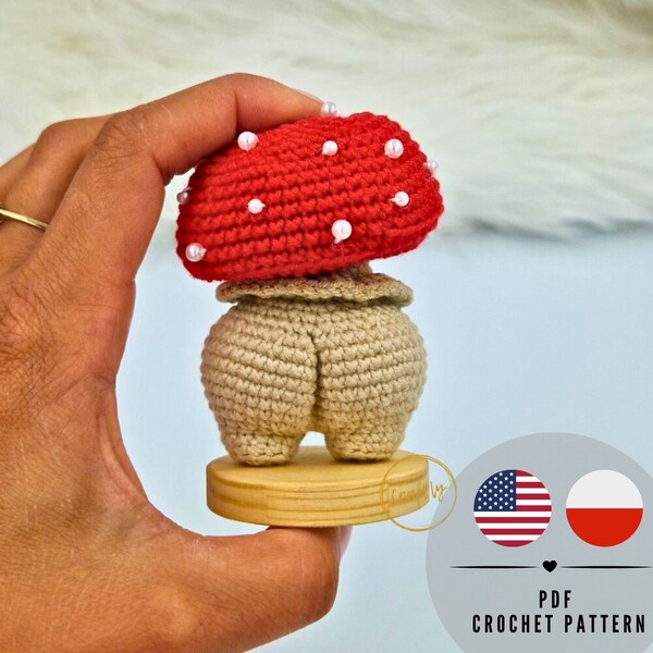 Crochet Mushroom Butt Pattern - Etsy