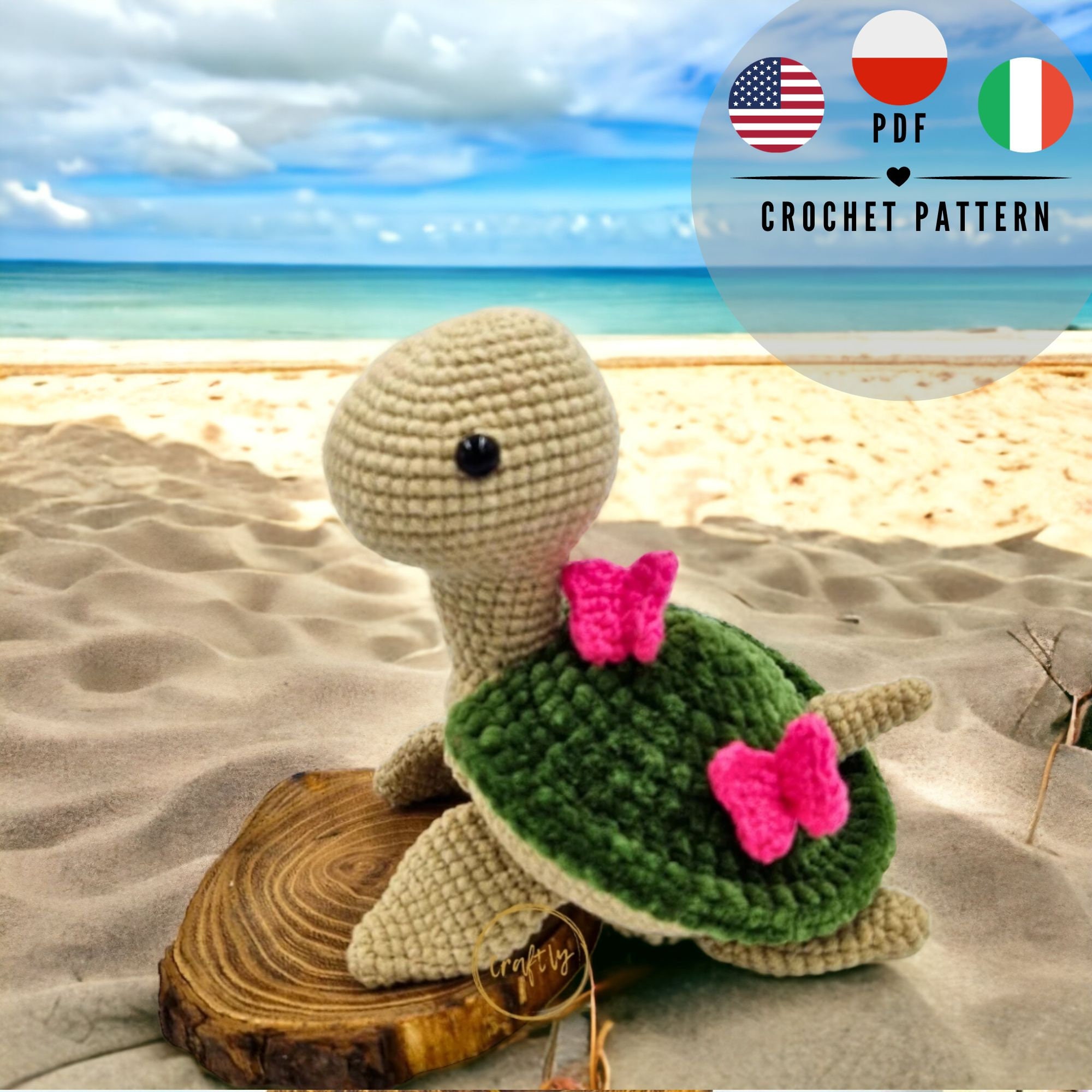 Amigurumi Tortuga Tutorial Patrón De Crochet GRATIS Tortuga/ Tutorial