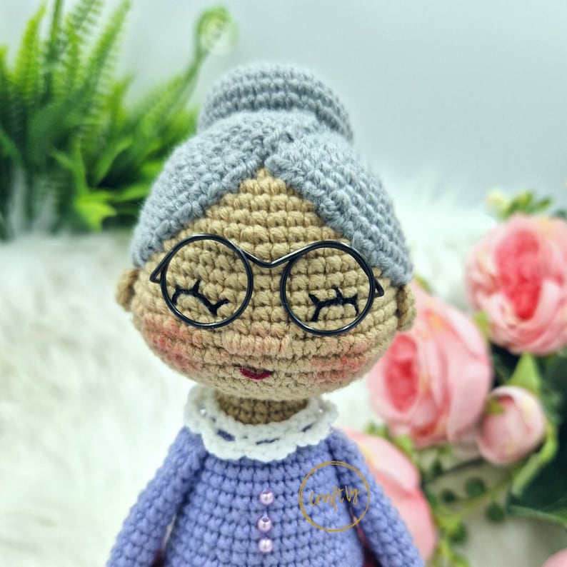 PDF Grandmother Crochet Pattern Grandma Amigurumi Pattern - Etsy