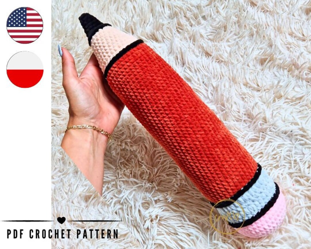 PDF Pencil Crochet Pattern Teacher Gift Back to School - Etsy