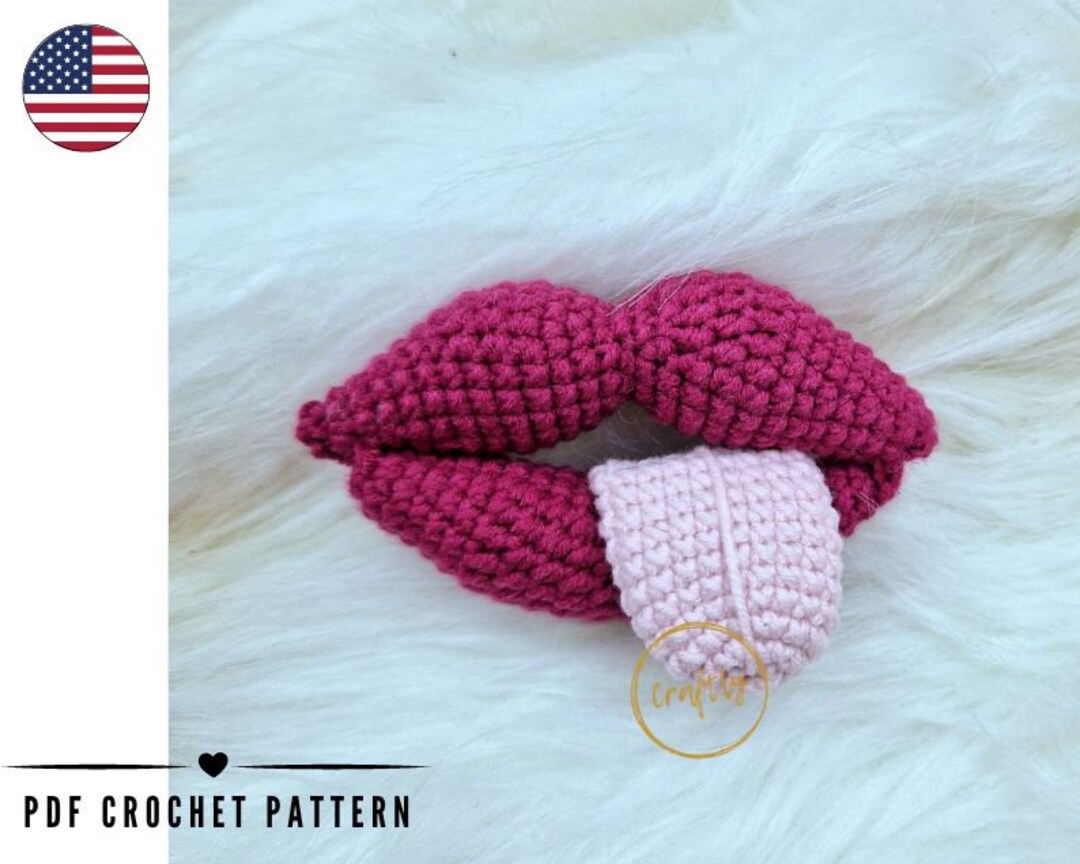 PDF Mini Mouth Crochet Pattern Mouth Crochet Pattern - Etsy