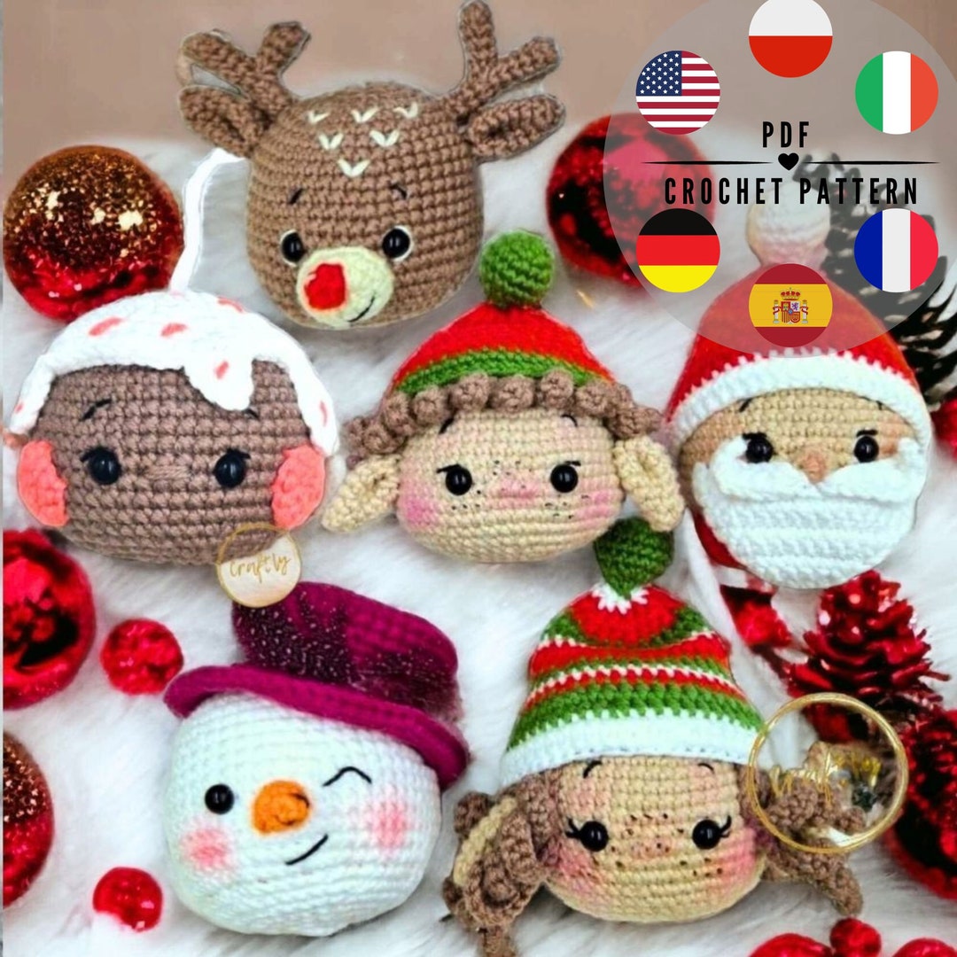 Christmas Decoration: Santa Claus, Elf, Reindeer, Snowman, Gingerbread ...